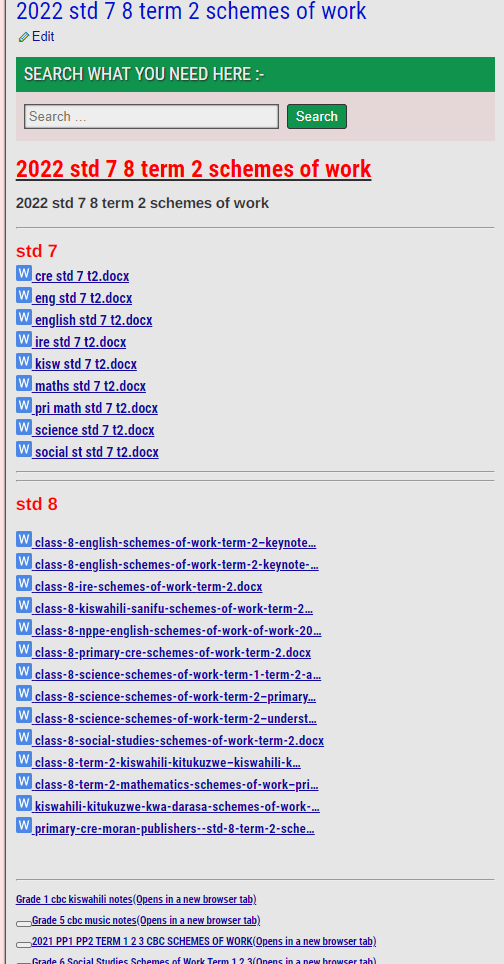 grade 123456 2022 term 2 schemes of work – KCSE ONLINE
